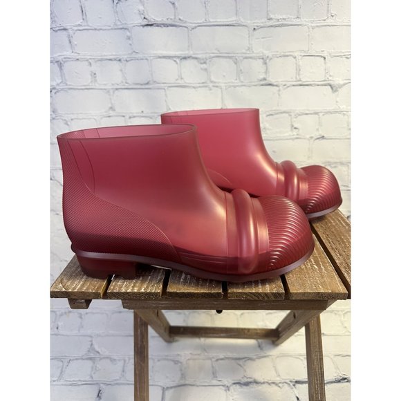Loewe | Shoes | Loewe Molded Transparent Rubber Pull On Ankle Rain ...